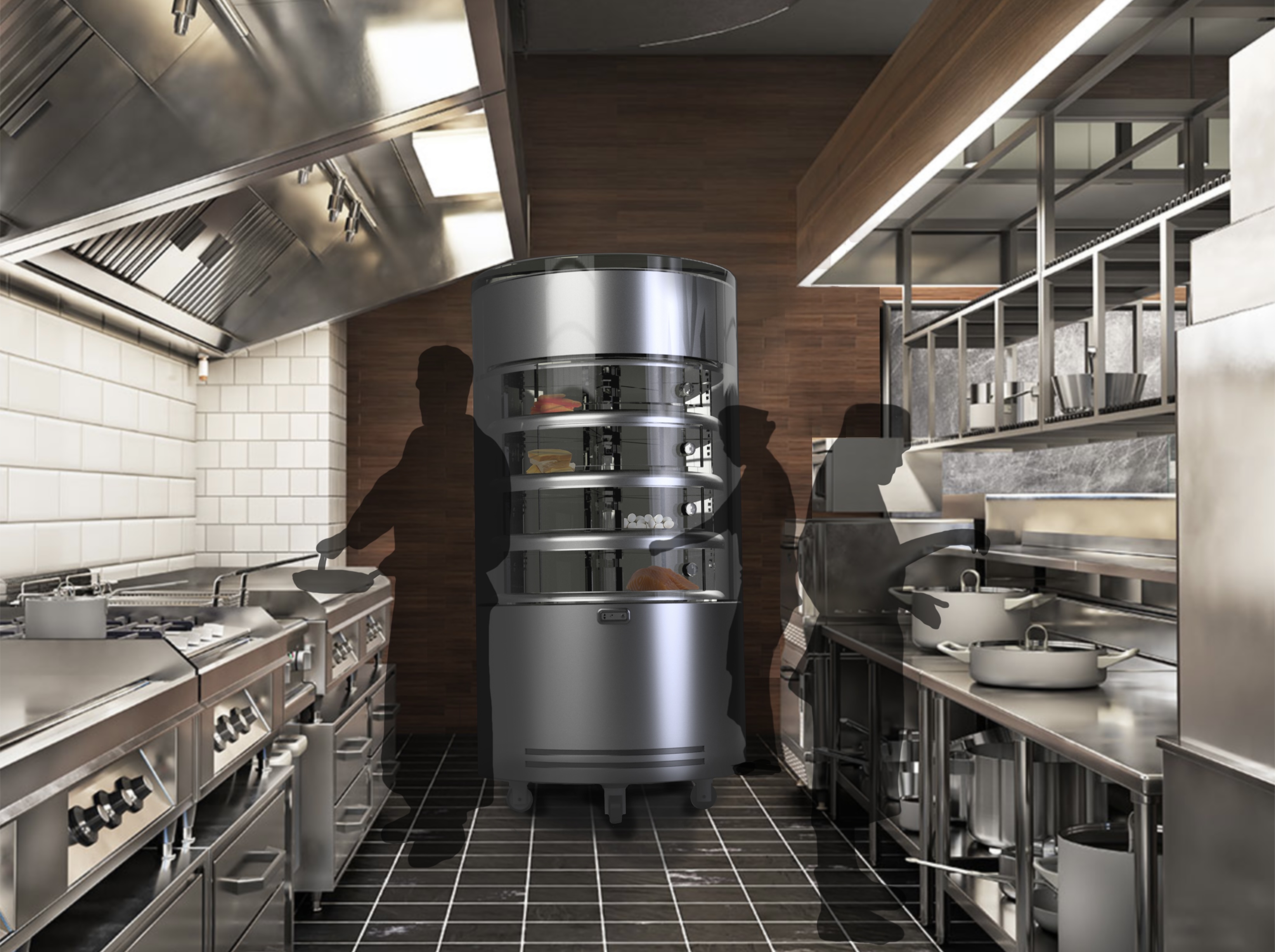 Rota-dge (Rotatable Fridge) - Ka Yin (Kristy) Cheung - UAL Showcase