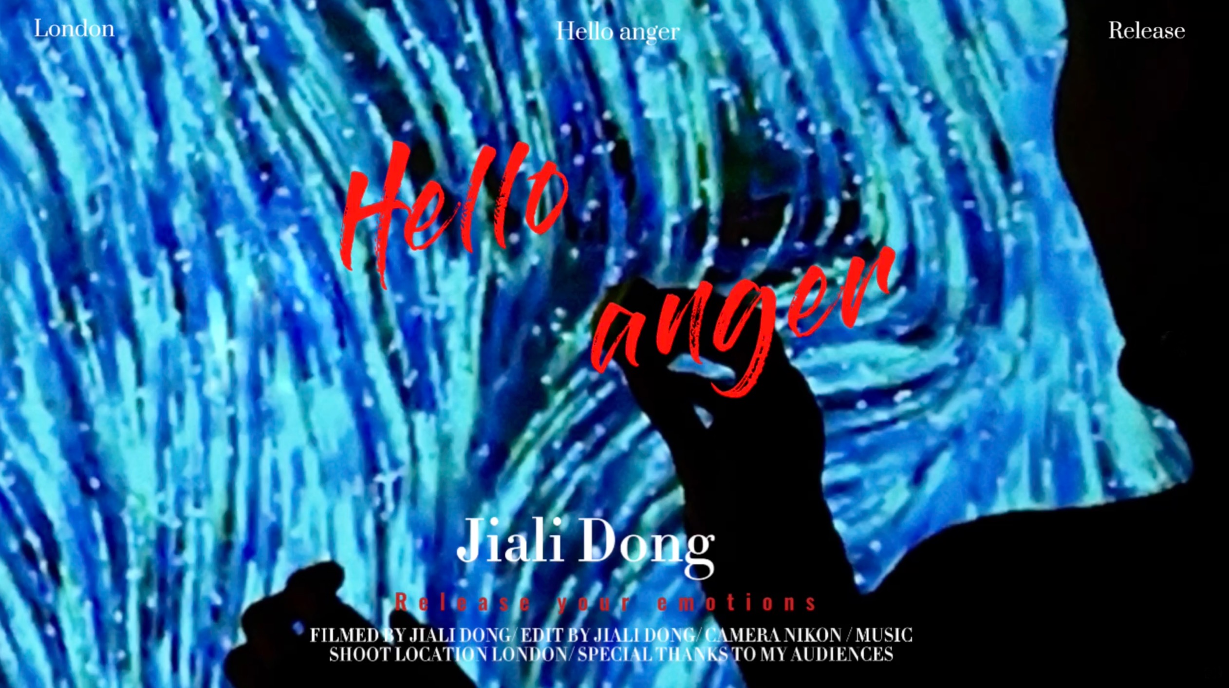 Hello Anger - Jiali Dong - UAL Showcase