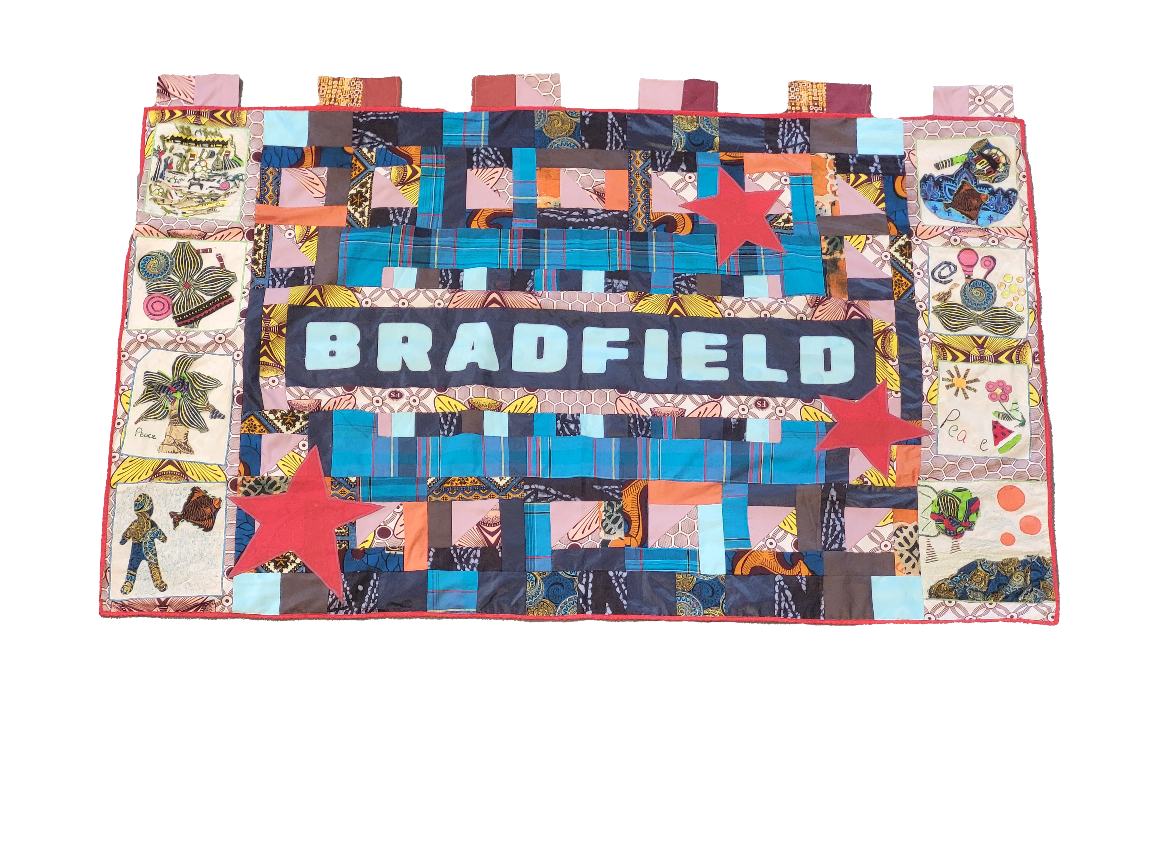 Common Ties (Bradfield Patchwork Banner) - Sarabi Hawke - UAL Showcase