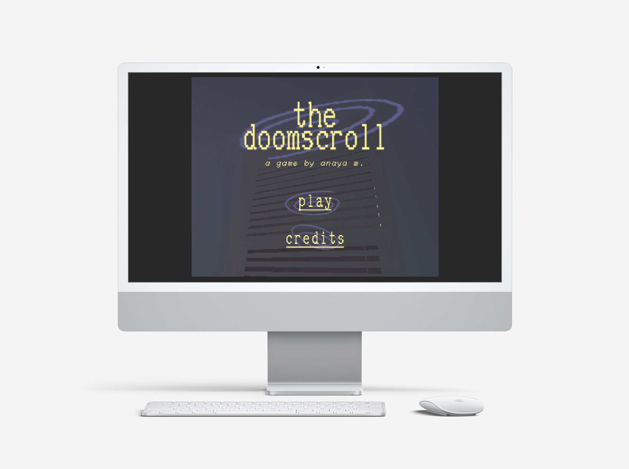 The Doomscroll (Video Game) - Anaya Maheshwari - UAL Showcase
