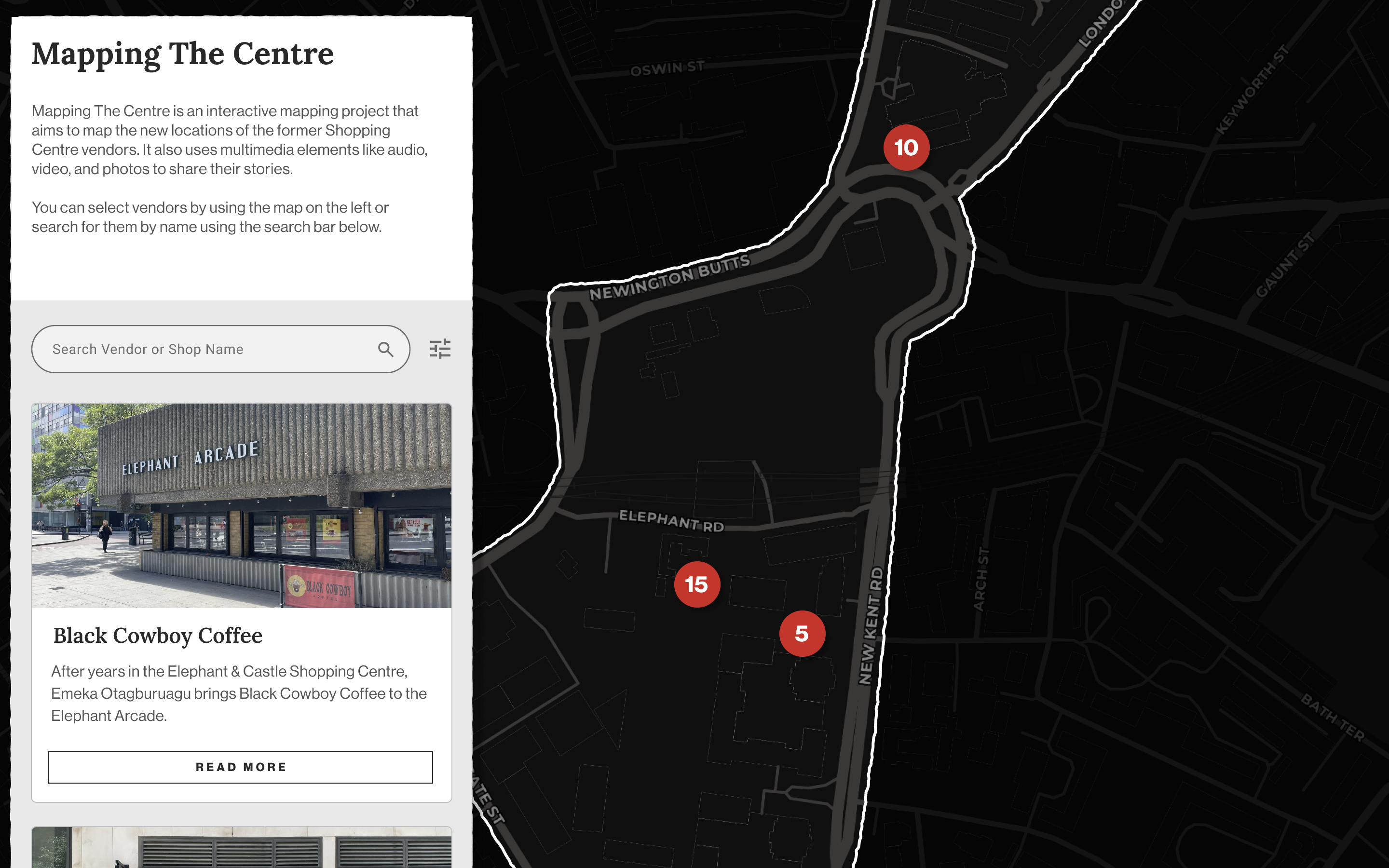 Mapping The Centre - Rohan N - UAL Showcase